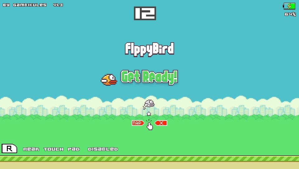 Flppy Bird Vita - Vita Homebrew Games (Arcade Games) - GameBrew