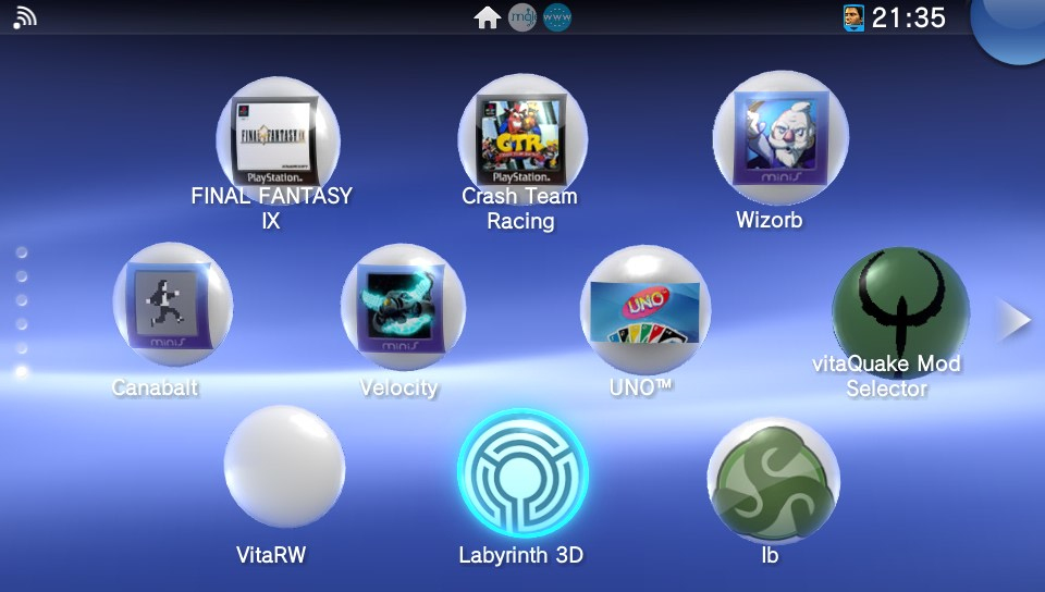 Labyrinth 3D Vita - Vita Homebrew Apps (Demos) - GameBrew