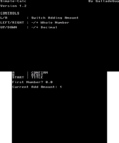 Simple Calc 3DS - GameBrew