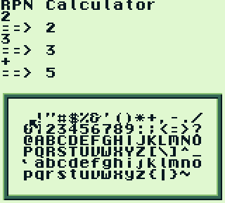 RPN Calculator GB - GameBrew
