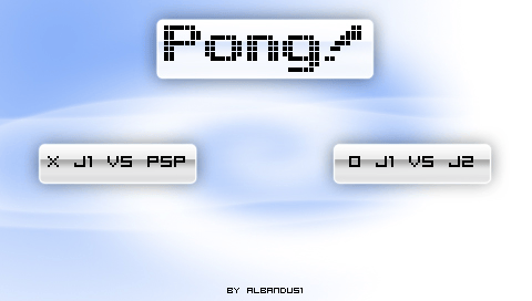 Oldschool Pong PSP - GameBrew