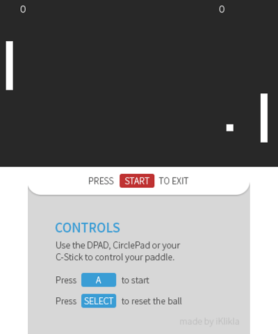 LovePong3DS - GameBrew