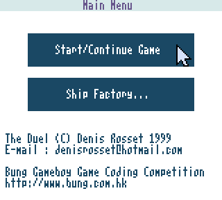 Space Duel GB - GameBrew