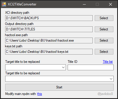 XCI2TitleConverter Switch - GameBrew