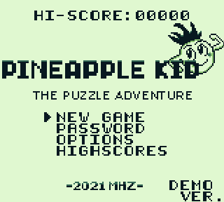 Pineapple Kid - The Puzzle Adventure GB - GameBrew