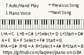 piano on GBA - (Music Apps) - GameBrew