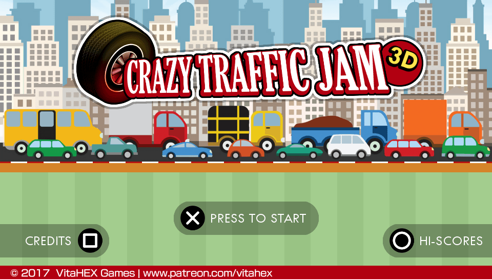 Crazy Traffic Jam 3D Mod Vita - Vita Homebrew Games (Racing) - GameBrew