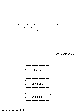 ASCII World - GameBrew