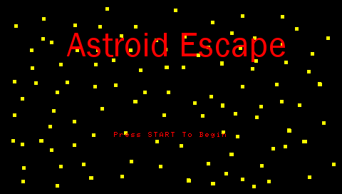 Astroid Escape PSP - GameBrew