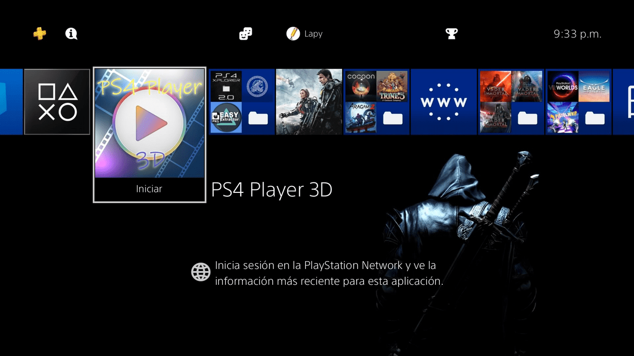 PS4 Player 3D - (Media Players) - GameBrew