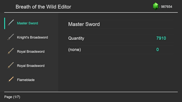 BOTW Save Editor GUI Switch - GameBrew