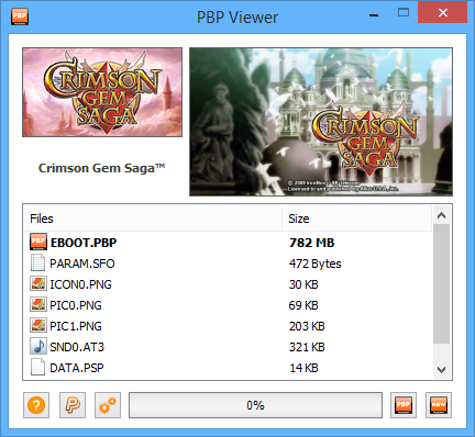 PBPViewer PSP - GameBrew