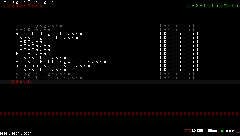 PluginManager PSP - GameBrew