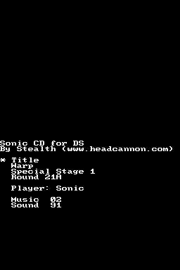 Sonic CD DS - GameBrew