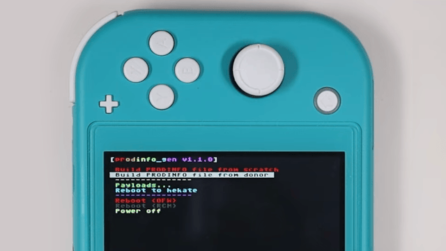 Prodinfo Gen Switch - GameBrew