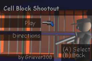 Cell Block Shootout GBA - (Shooter) - GameBrew