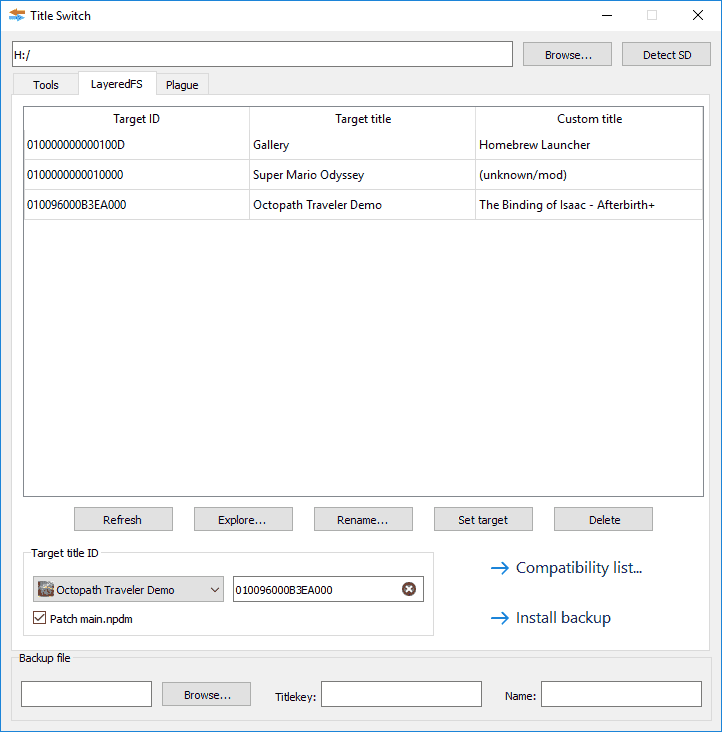 Title Switch - GameBrew