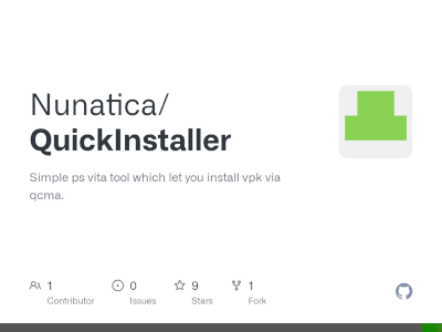 QuickInstaller Vita - Vita Homebrew PC Tools (PC Utilities) - GameBrew