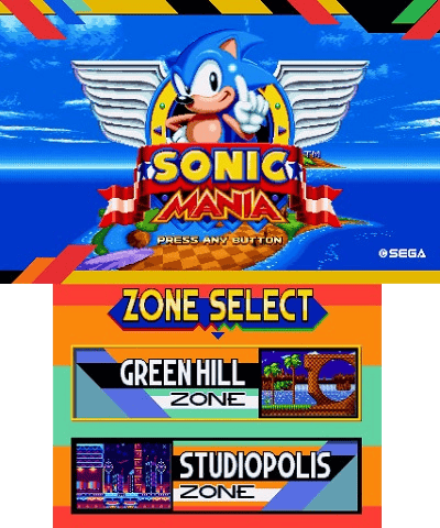 Sonic Mania 3DS - (Platform) - GameBrew