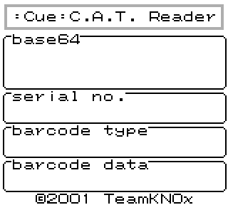 CueCat Reader GB - GameBrew