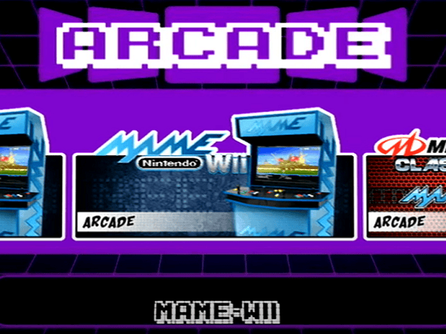 MAME Wii Mod - Wii Homebrew Emulators (Arcade) - GameBrew