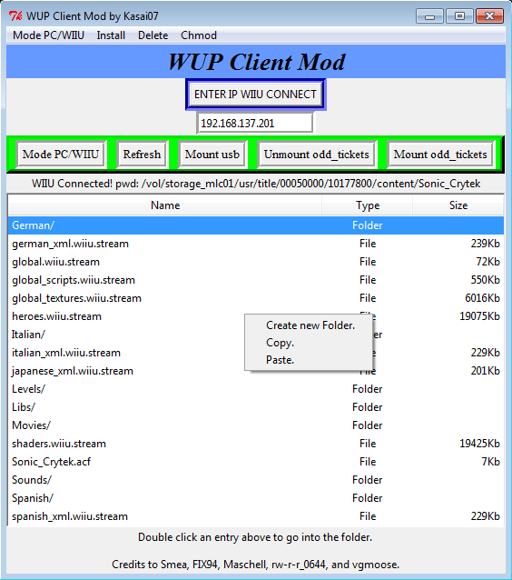 WiiU Client GUI Mod Wii U - GameBrew