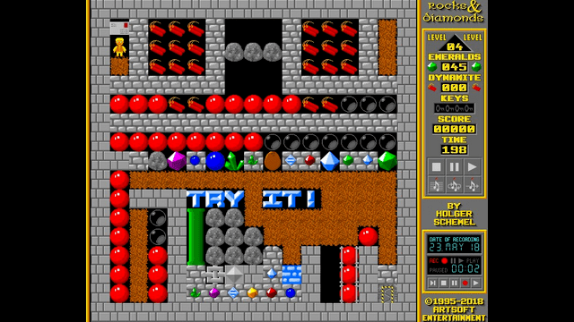 Rocks n Diamonds Switch - GameBrew