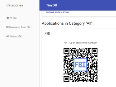 Tinydb 3DS - GameBrew