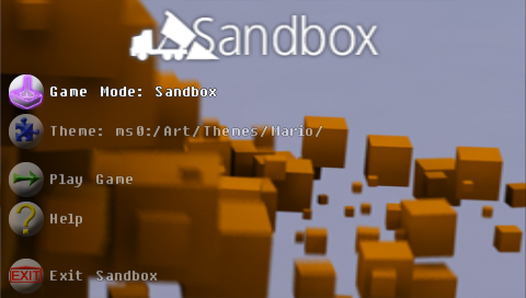 Sandbox PSP - GameBrew