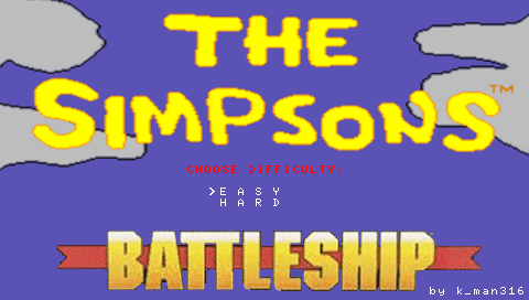 The Simpsons Battleship PSP - GameBrew