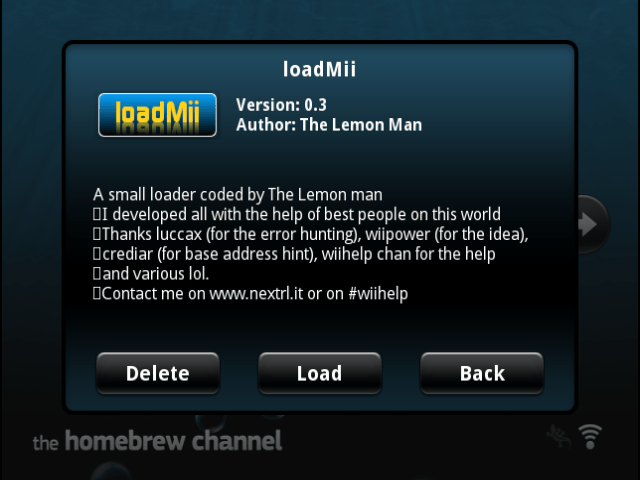 Tinyload Wii Gamebrew