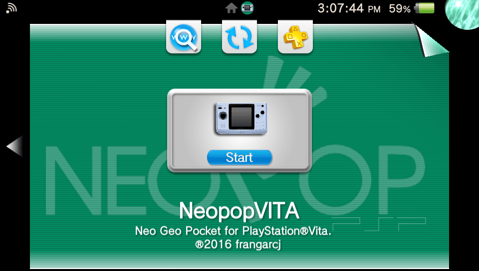 NeopopVITA - Vita Homebrew Emulators (Handheld) - GameBrew