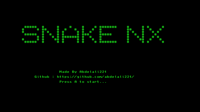SnakeNX Switch - Switch Homebrew Games (Action) - GameBrew