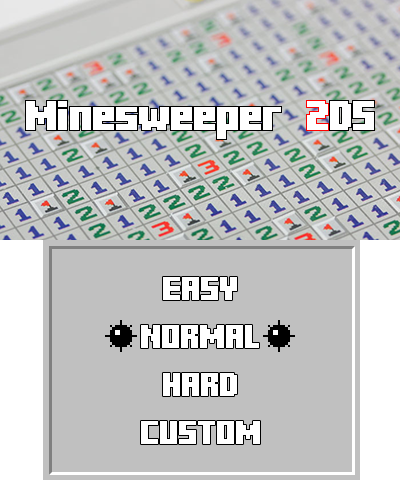 Minesweeper 2DS - GameBrew