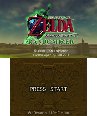Ocarina of Time 3D Randomizer 3DS - (Game Hacks) - GameBrew