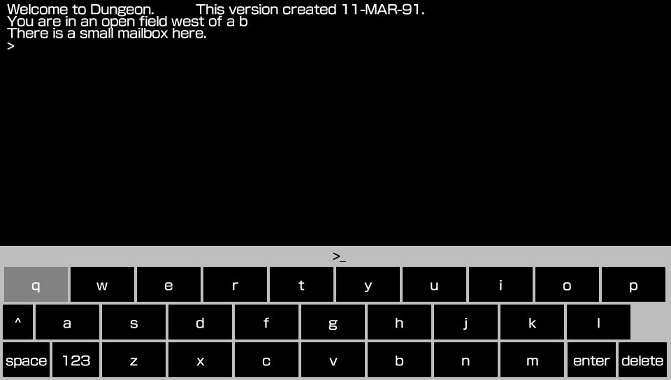 Zork I Vita - Vita Homebrew Games (Adventure) - GameBrew