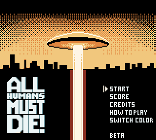 All Humans Must Die GB - GameBrew