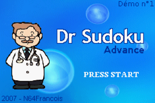 Dr Sudoku Advance GBA - (Puzzle) - GameBrew