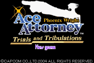 Ace Attorney - Trials and Tribulations GBA - (Translations) - GameBrew