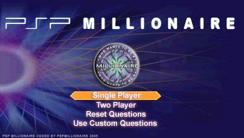 PSP Millionaire - GameBrew