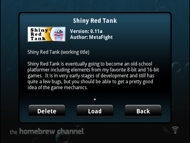 Shiny Red Tank Wii - GameBrew