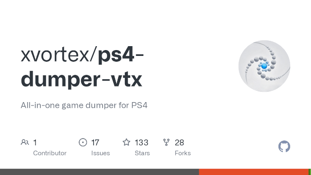 PS4 Dumper VTX - (Payloads) - GameBrew
