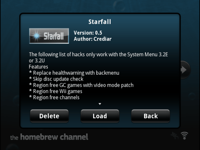 Starfall Wii - GameBrew