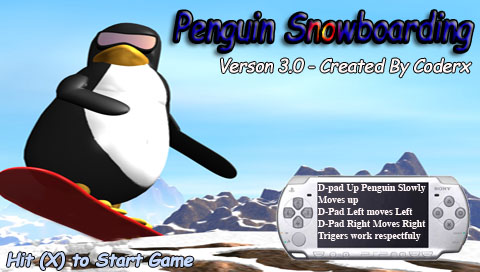 Penguin Snowboarding PSP - GameBrew