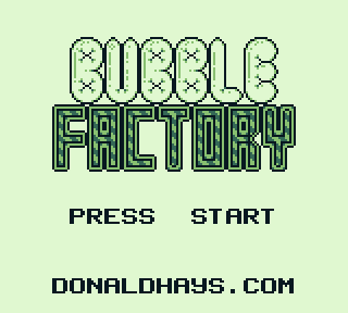 Bubble Factory GB - GameBrew