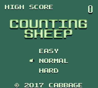 Counting Sheep GB - GameBrew