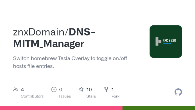 DNS-MITM Manager Switch - GameBrew