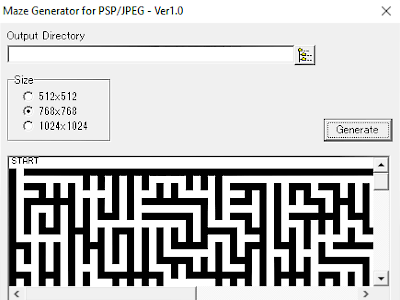 Maze Generator for PSP-JPEG - GameBrew