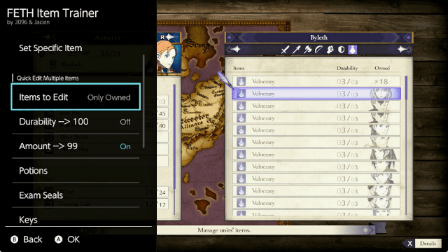 Fire Emblem: Three Houses - Three Useful Overlay Utils Switch - GameBrew