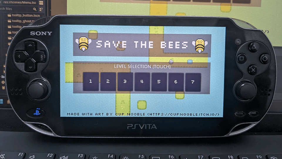 Save The Bees Vita - Vita Homebrew Games (Puzzle) - GameBrew